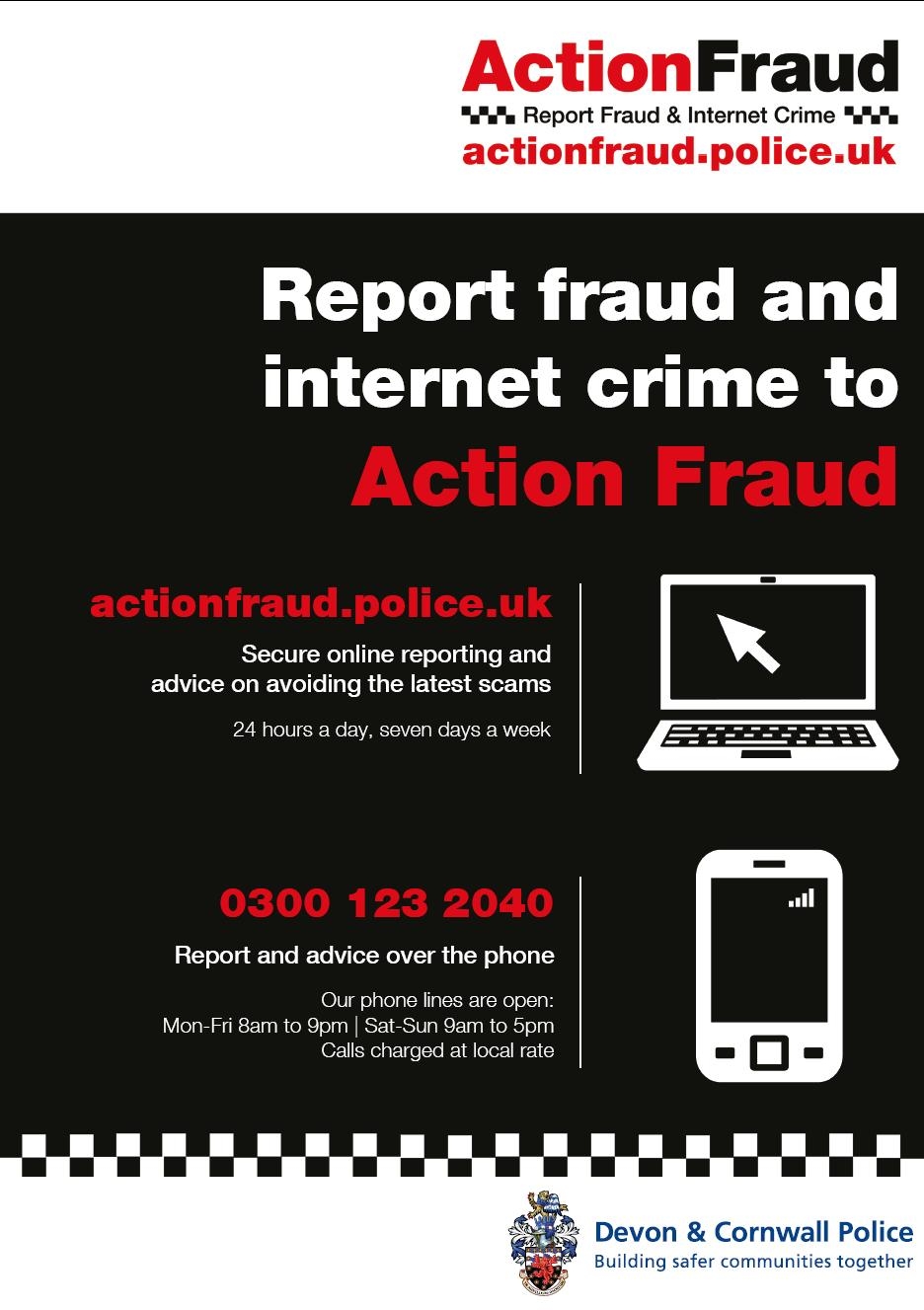 New way to report fraud helps free up local police time | The Exeter Daily